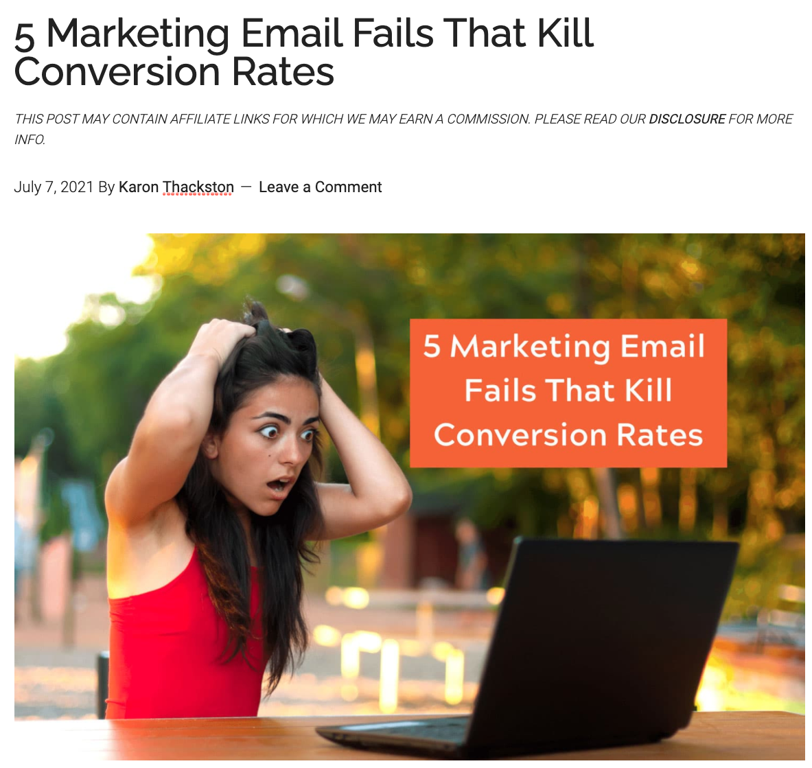 Are You Making These Email Marketing Mistakes?